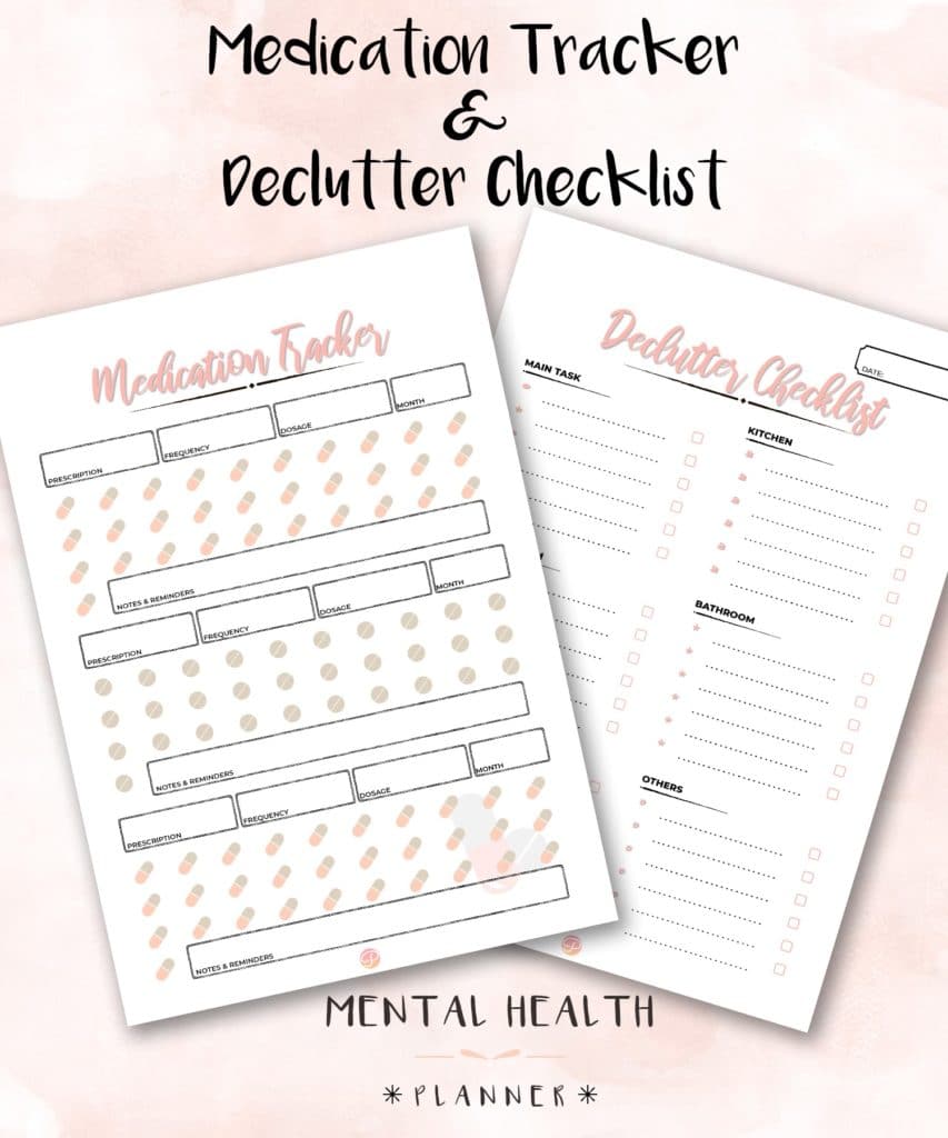 Mental Health & Self-Care Planner Bundle + Holiday Planner - Tickled ...