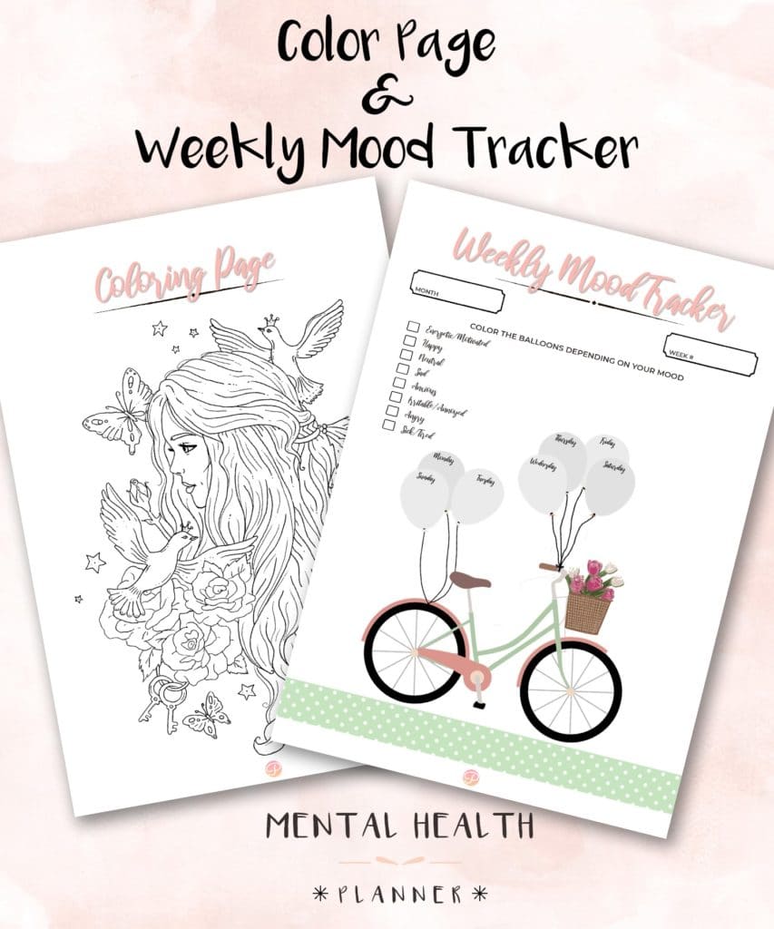 Mental Health & Self-Care Planner Bundle + Holiday Planner - Tickled ...