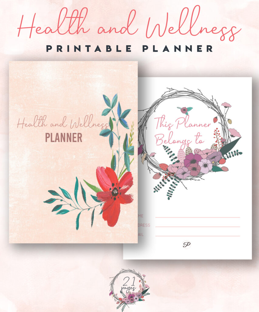 Health and Wellness Printable Planner + Holiday Planner - Tickled Think ...